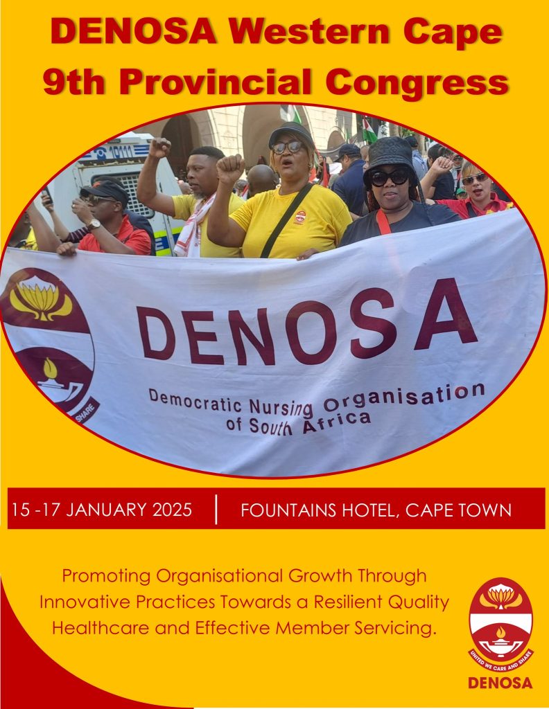 𝗗𝗘𝗡𝗢𝗦𝗔 𝗪𝗲𝘀𝘁𝗲𝗿𝗻 𝗖𝗮𝗽𝗲 𝟵𝘁𝗵 𝗣𝗿𝗼𝘃𝗶𝗻𝗰𝗶𝗮𝗹 𝗖𝗼𝗻𝗴𝗿𝗲𝘀𝘀 𝘁𝗼 𝗱𝗶𝘀𝗰𝘂𝘀𝘀 𝗻𝘂𝗿𝘀𝗲𝘀 ...